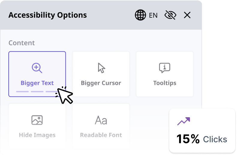 Leading Accessibility Widget for ADA & WCAG Compliance | Accessibly